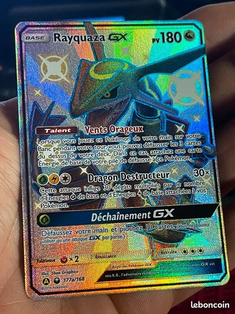 CARTE POKÉMON RAYQUAZA GX Shiny 177a/168 Neuve FR EUR 115,00 - PicClick FR