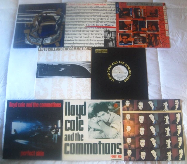 LLOYD COLE AND THE COMMOTIONS ~ 8 x AUSSIE/UK 12" SINGLES COLLECTION ...