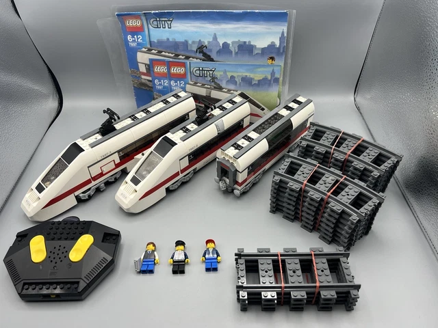LEGO CITY FERROVIA 7879 treno passeggeri treno passeggeri treno ice ...