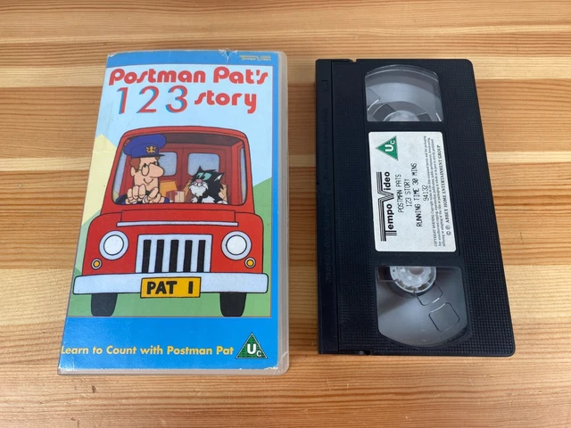 POSTMAN PAT'S 123 Story VHS Video Tape - Learn Count Tempo Vintage 1990 ...