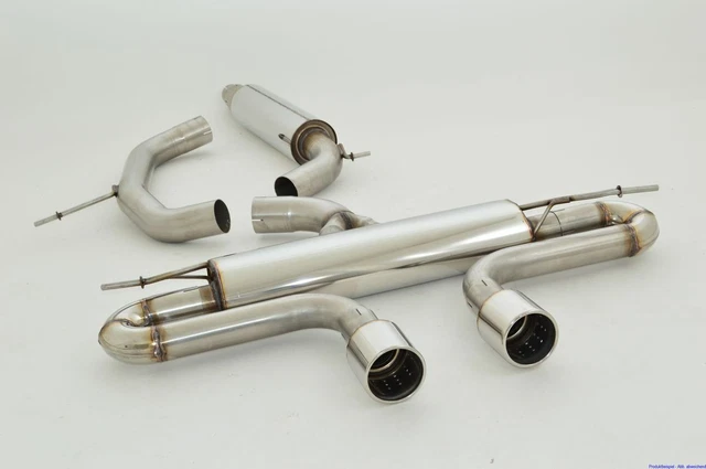 FMS 3 POLLICI 76 mm R32 impianto duplex V2A VW Golf V GT anteriore (1K ...
