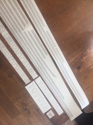 TOYOTA MR2 MK1 Rare Super Edition Gold Decals + Side Stripes Mr2 Aw11 £ ...