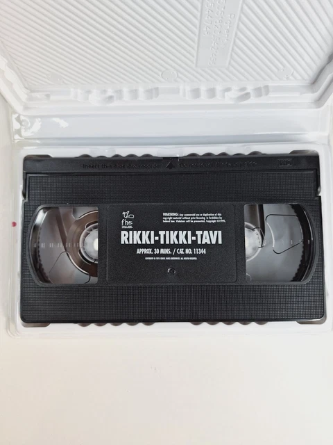 RIKKI-TIKKI-TAVI (VHS, 1975, clam shell) £11.14 - PicClick UK