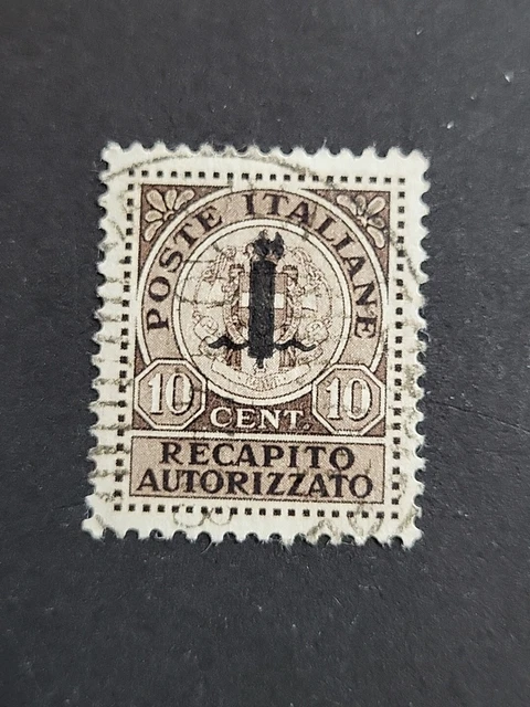 14N1710 1944 FRANCOBOLLI Stamps Regno Italy Italien RSI Recapito ...