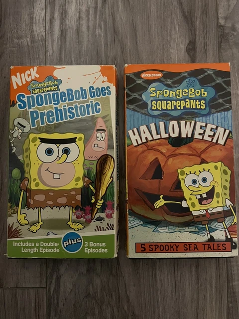 LOT OF 4 Nickelodeon SpongeBob SquarePants VHS Tapes - See Listing For ...