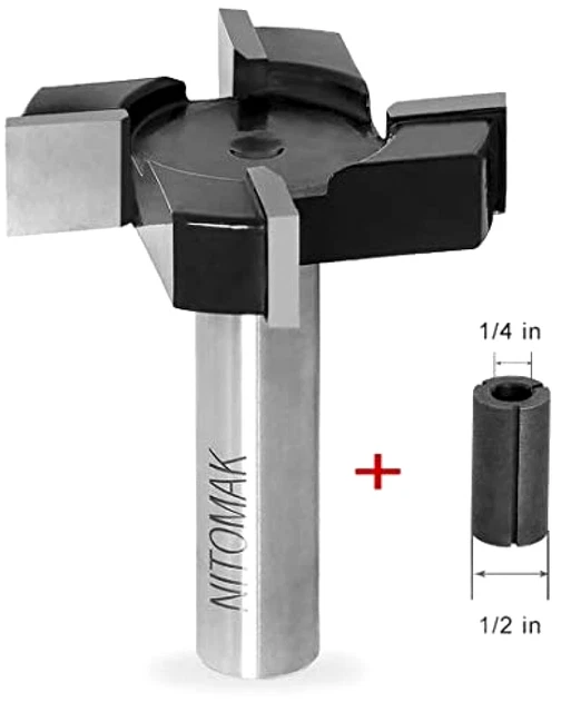 CNC SPOILBOARD SURFACING Router Bit 1/2" Shank, Slab Flattening Router ...
