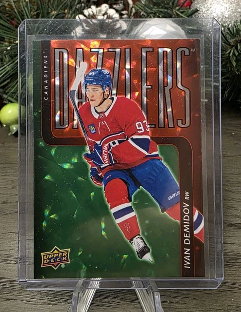 2025-26 UPPER DECK Series 1 - Ivan Demidov - Holiday Red/Green Dazzlers ...