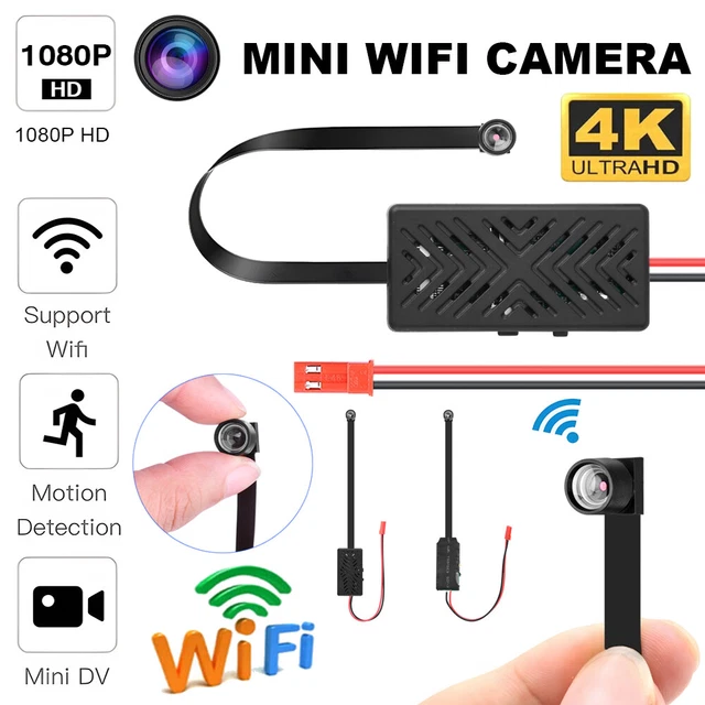 1080P 4K HD Wireless Mini WIFI Screw Cam Secret Nanny DIY Camera ...
