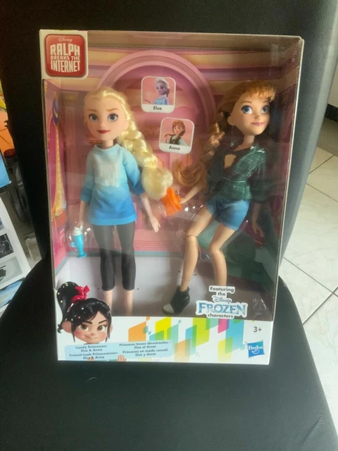 DISNEY PRINCESS RALPH Breaks The Internet Movie Dolls, ELSA & Anna ...