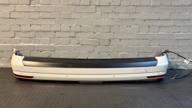 VOLKSWAGEN CADDY MK4 2015-2020 Rear Bumper With Sensors In White CD1 £ ...