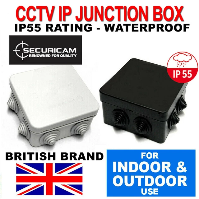 IP JUNCTION TERMINAL Box Ip55 Ip65 Cctv Outdoor Weatherproof Cable ...