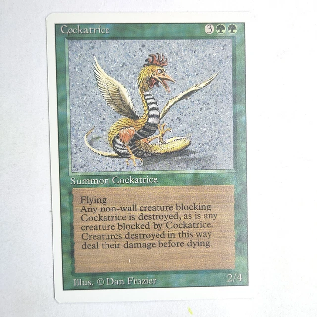 COCKATRICE (REVISED RARE, English 1994) MTG NM $4.49 - PicClick CA