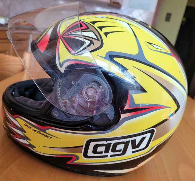 CASCO HELMET AGV Q-SERIES 1994 96 Max Biaggi - Drudi Performance USATO ...
