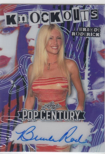 BRANDE RODERICK BAYWATCH /20 Auto 2023 23 Feuilles Pop Century ...