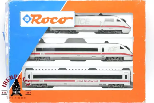 1:87 DC ROCO 43071 ICE 2 Triebwagenzug DB Restaurant H0 Spur ho ...