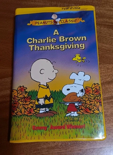 A CHARLIE BROWN Thanksgiving VHS Clamshell 1973 £1.50 - PicClick UK