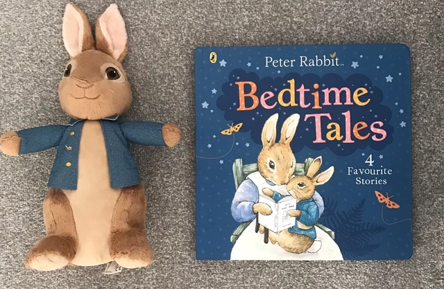 PETER RABBIT TALKING Soft Toy And Book Beatrix Potter Ex Condition £8. ...