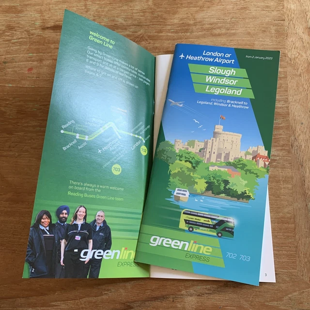 READING BUSES GREENLINE Express Route 702 703 Timetable Booklet January READING BUSES GREENLINE Express Route 702 703 Timetable Booklet January
