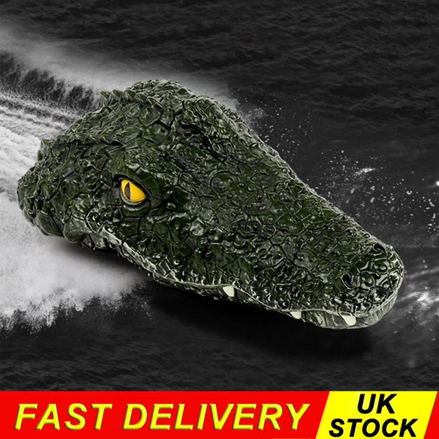 ELECTRIC RC BOAT Crocodile Head Prank Remote Control Boat Spoof Gator ...