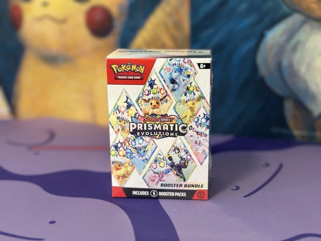 POKEMON TCG PRISMATIC Evolutions Booster Bundle - 6 Booster Packs ...