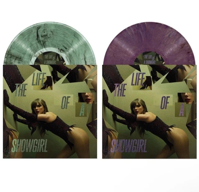 THE LIFE OF A Showgirl Taylor Swift The Shiny Bug Marbled Vinyl Set ...
