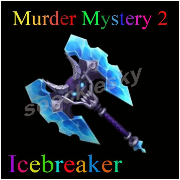 ROBLOX MM2 ICEBREAKER Murder Mystery 2 NEW Knife Knive Schusswaffe ...