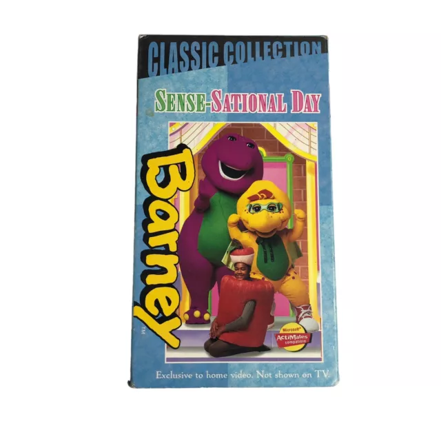 BARNEY & FRIENDS VHS Sense Sational Day Classic Collection 1999 Video ... BARNEY & FRIENDS VHS Sense Sational Day Classic Collection 1999 Video ...