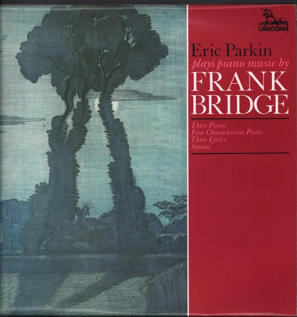 RHS359 ERIC PARKIN Eric Parkin Plays Piano Music By Frank Bridge LP ...