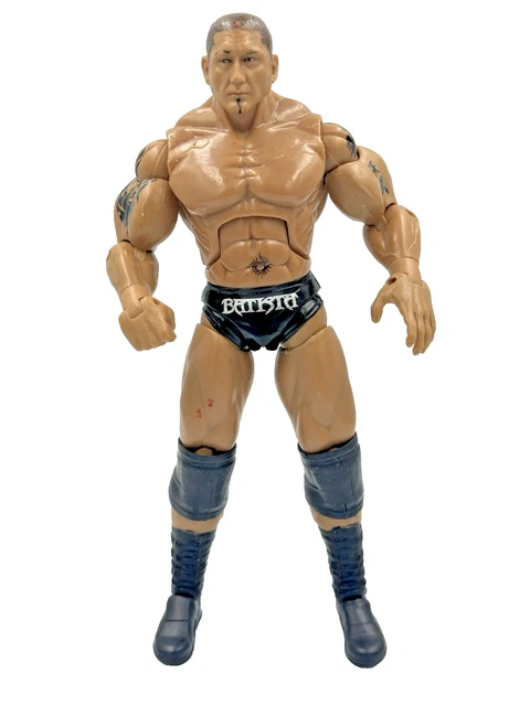 WWE JAKKS DAVE Batista Deluxe Aggression Wrestling Series 22 Loose ...