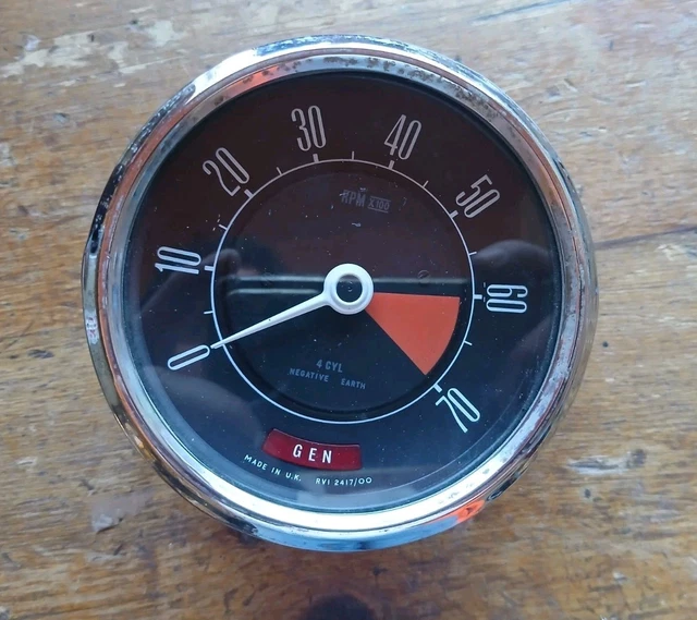 FORD CORTINA MK2 1600E Gt Rev Counter. £42.28 - PicClick UK