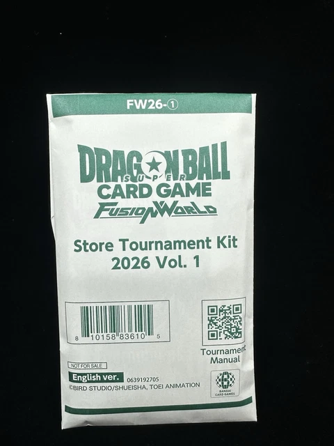 DRAGON BALL FUSION World Tournament Kit 2026 Vol 1 English SEALED! $109 ...