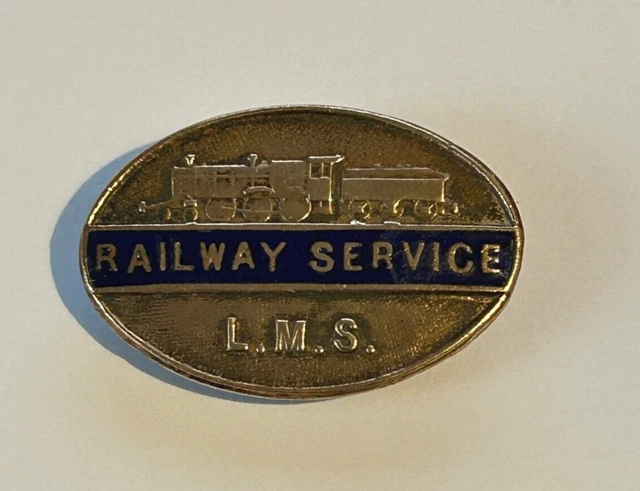 WORLD WAR TWO LMS London Midland Scottish Railway Service Badge £9.25 ...