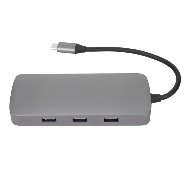 10 IN 1 Docking Station Multiport Usb3.0 High Speed USB C Hub Adapter ...