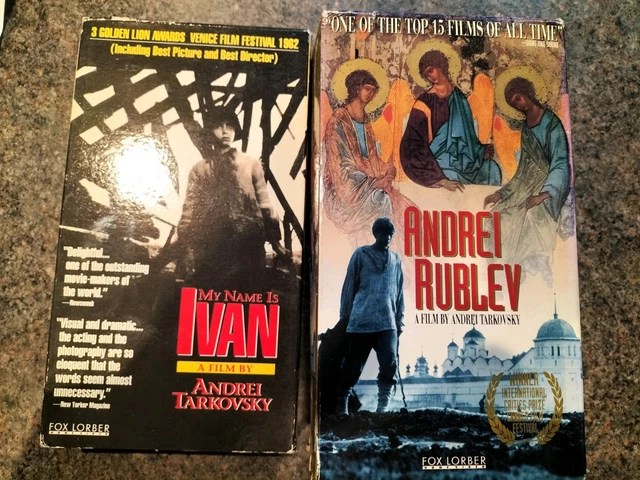 ANDREI RUBLEV - Andrei Tarkovsky 2 VHS Set Rare & My Name Is Ivan ...