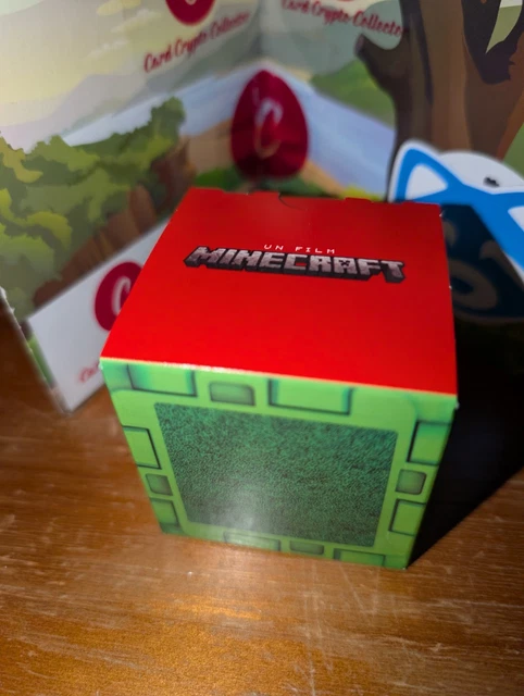 2025 MCDONALD’S A Minecraft Movie Happy Meal Toy Grass Block & Lama VF ...