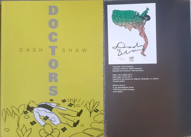 DASH SHAW - doctors + bottomless belly button - BD EO 2012 + ex libris ...