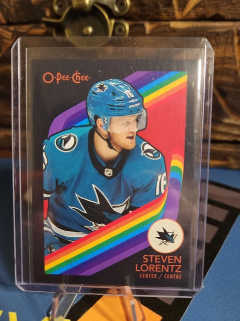 2023-24 UD O-PEE-CHEE Retro Black Border STEVEN LORENTZ #426 #/100 ...