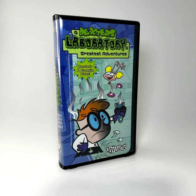 DEXTERS LABORATORY GREATEST Adventures VHS Cartoon Network Tape 2001 ...