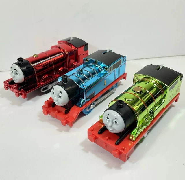 THOMAS & FRIENDS Motorised Trackmaster Trains - Metallic Bundle - Vgc £ ...