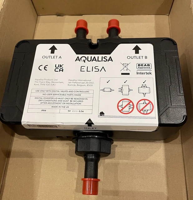 AQUALISA DIGITAL DIVERTER Unit (664301) - Latest Model 2024… £144.00 ...