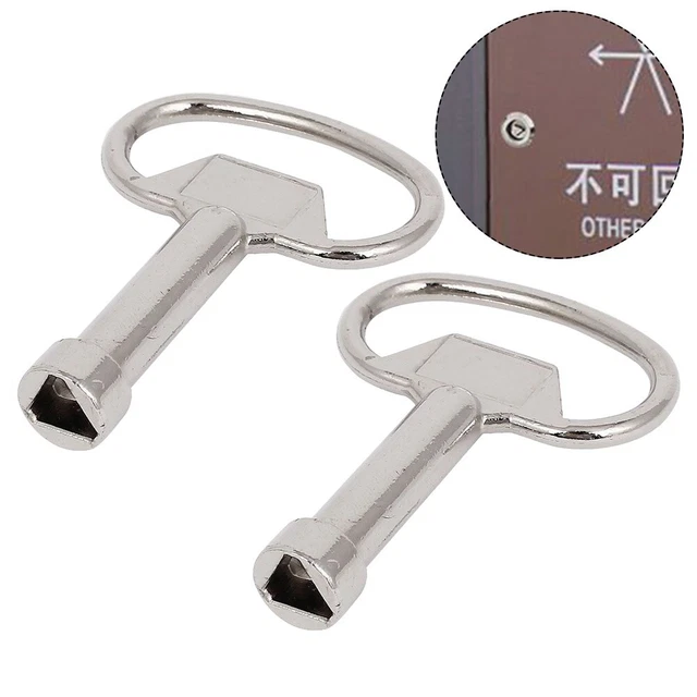STAINLESS STEEL GAS Electric Meter Box Key for DIY Service Utility ...