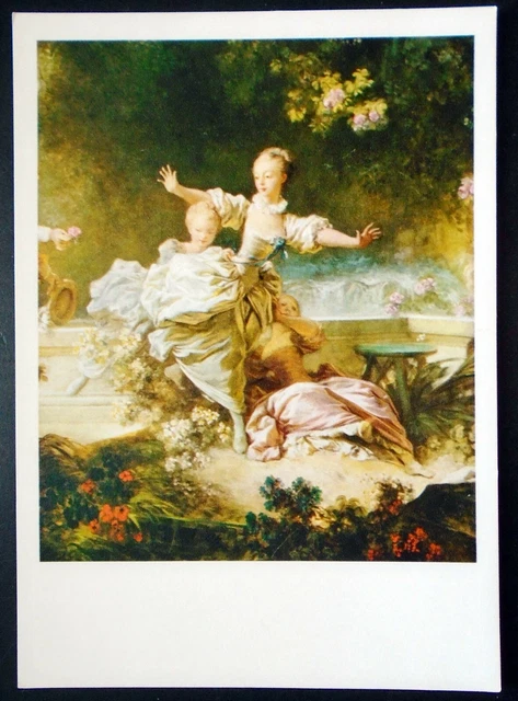 1970S “THE PURSUIT (Detail)”, Jean-Honore Fragonard, Frick Collection ...