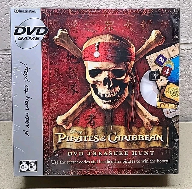 DISNEY PIRATES OF the Caribbean DVD Treasure Hunt Board Game 2006 - New ...