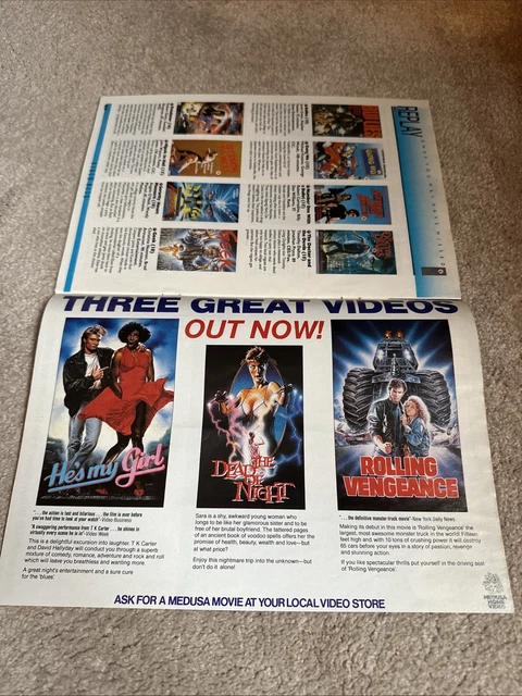 V RARE PRE Cert VHS Magazine 80s Video Promoting £8.12 - PicClick UK
