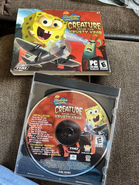 NICKELODEON SPONGEBOB SQUAREPANTS Creature From The Krusty Krab CD-ROM ...