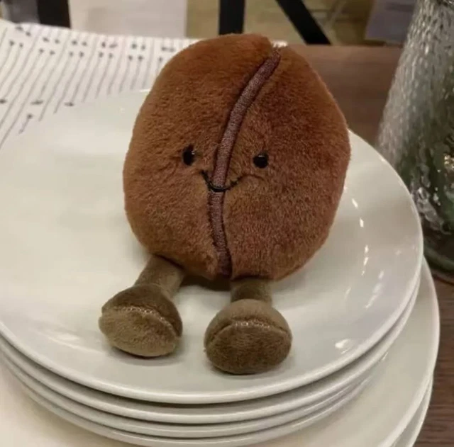 NEW JELLYCAT AMUSEABLES Coffee Bean Plush - Includes Tags + Dust Bag UK ...