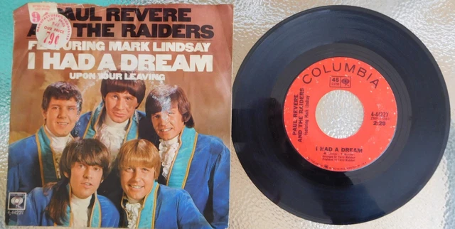 PAUL REVERE AND The Raiders 45 RPM Record-I Had A Dream £1.78 - PicClick UK