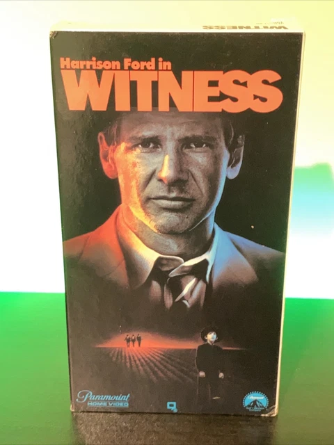 WITNESS VHS 1985 Drama Paramount Home Video Original Release Harrison ...