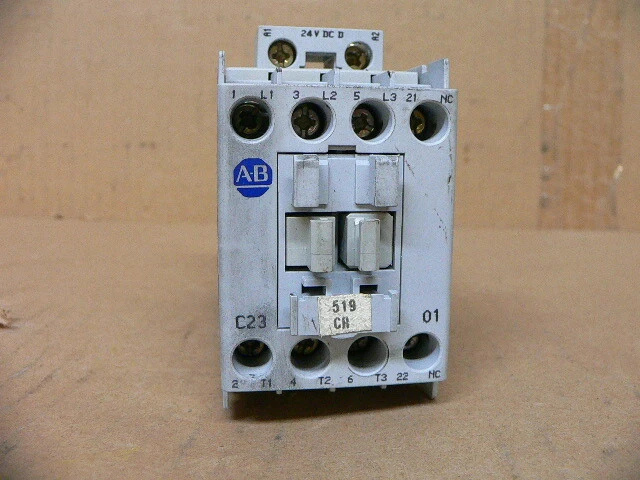 ALLEN BRADLEY 100-C23-ZJ01 100C23Zj01 Contactor Iec 23A 24Vdc 1 N.c ...