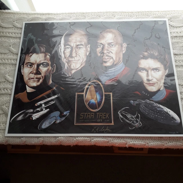 STAR TREK LIMITED Edition Art Print by Rob Larson (1996) £75.00 ...
